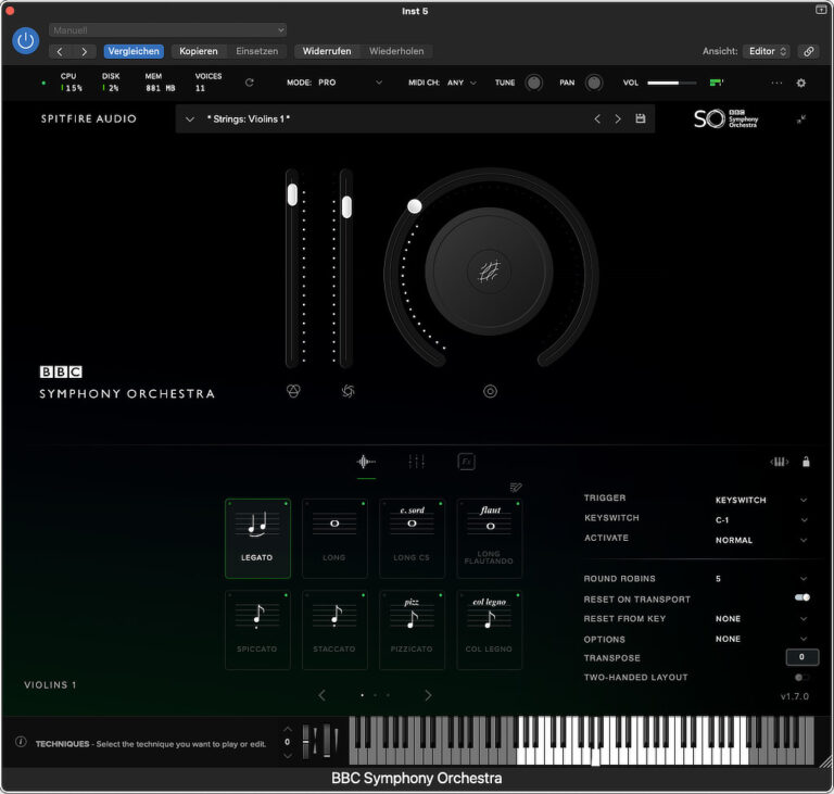 Test: Spitfire Audio BBC Symphony Orchestra Professional - KEYBOARDS ...